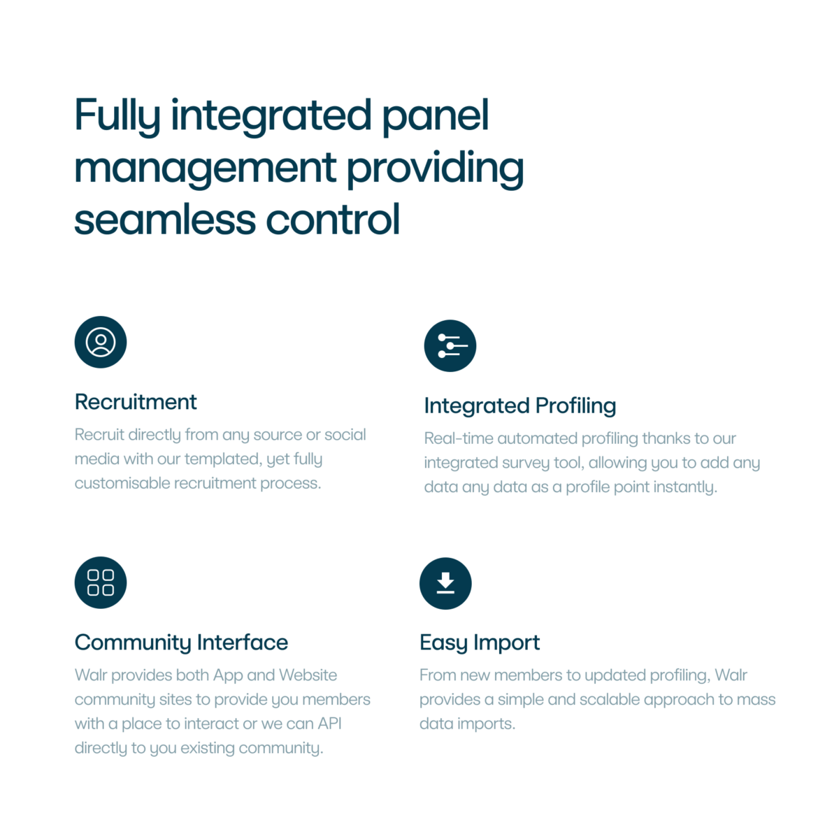 Walr - Web design & development for a rebrand