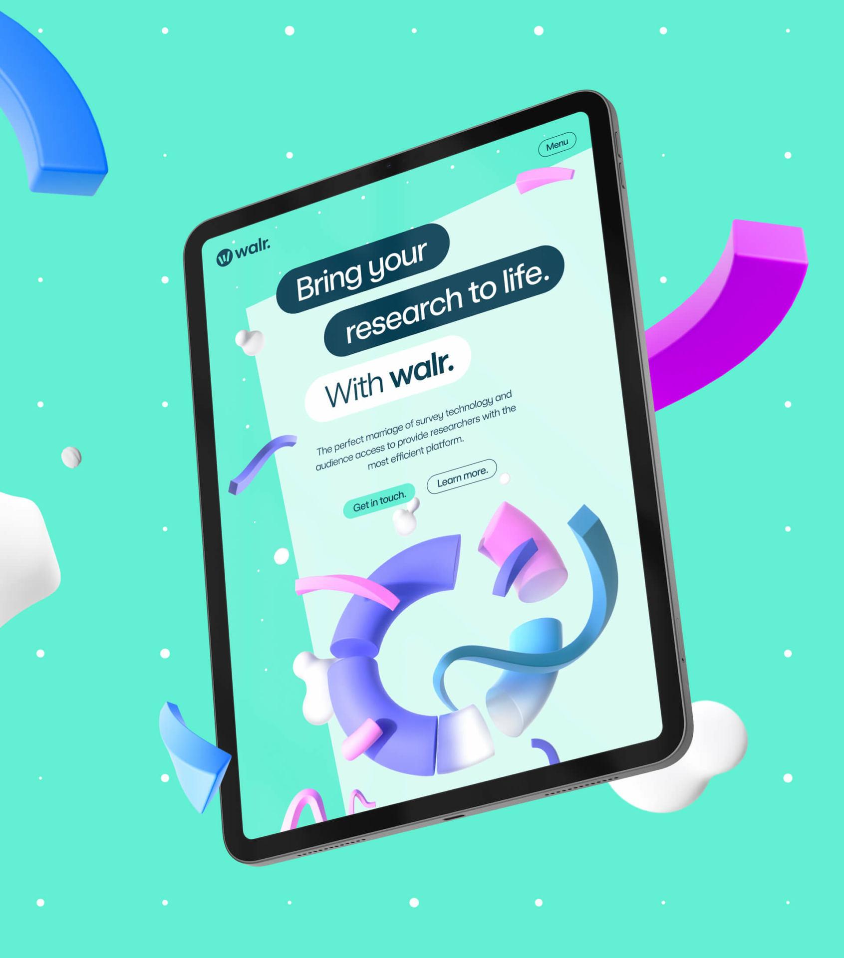 Walr - Web design & development for a rebrand